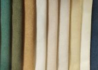 China Knitted Plain Sofa Fabric ISO9001 Faux Linen Fabric Polyester for sale