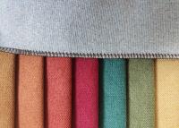 China 145cm Plain Sofa Fabric Blackout Grey Microfiber Upholstery Fabric for sale