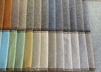 China Dyed Furniture Textile Fabric 240gsm Linen Polyester Textile for sale
