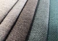 China Blackout Linen Sofa Fabric , 145cm Woven Upholstery Fabric for sale