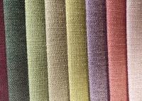 China 335gsm Linen Sofa Fabric Dress Shirt Knitted Pure Polyester for sale