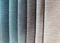 China Blackout Linen Sofa Fabric , 145cm Woven Upholstery Fabric for sale