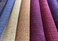 China Tear Resistant Linen Sofa Fabric Modern 100 Polyester Upholstery Fabric for sale