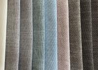 China Woven Linen Plain Fabric Furniture Cover Polyester Upholstery Fabric for sale