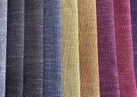 China Brushed Linen Sofa Fabric Faux Slub Effect Home Textile for sale