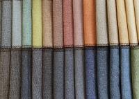 China YARN DYED fabric 100% polyester fabric linen cotton fabric of many colors for furniture sofa for sale