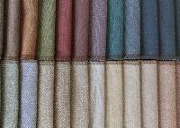 China 290gsm Upholstery Sofa Fabric , Plain Cotton Linen Fabric Furnishing Curtain Carpet for sale
