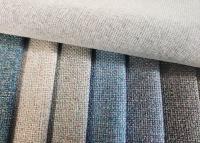 China 100% Polyester Upholstery Sofa Fabric Linen Plain Dyed Fabric for sale
