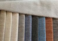 China 330gsm Yarn Dyed Woven Fabric , Plain Polyester Velvet Upholstery Fabric for sale