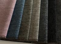 China 330gsm Yarn Dyed Woven Fabric , Plain Polyester Velvet Upholstery Fabric for sale