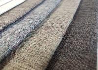 China Dyed Polyester Woven Fabric 260gsm Plain Grey Upholstery Textile for sale