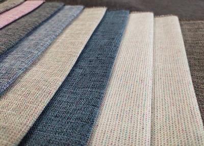 China Dyed Polyester Woven Fabric 260gsm Plain Grey Upholstery Textile for sale