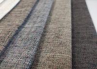 China 260gsm Upholstery Sofa Fabric , Home Textile Plain Woven Linen Fabric for sale