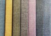 China Woven Upholstery Sofa Fabric 260gsm Yarn Dyed 80% Polyester for sale