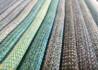 China 375gsm Heavy Weight Linen Upholstery Fabric Yarn Dyed 100 Polyester Linen Fabric for sale