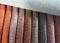 China 375gsm Heavy Weight Linen Upholstery Fabric Yarn Dyed 100 Polyester Linen Fabric for sale