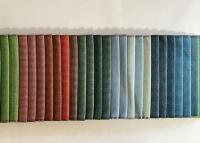 China 375gsm Yarn Dyed Linen Fabric , Plain Polyester Chenille Upholstery Fabric for sale