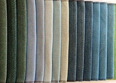 China 375gsm Yarn Dyed Linen Fabric , Plain Polyester Chenille Upholstery Fabric for sale