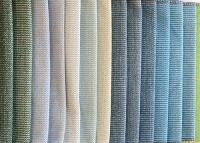 China 375gsm Yarn Dyed Linen Fabric , Plain Polyester Chenille Upholstery Fabric for sale