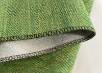 China 375gsm Yarn Dyed Linen Fabric , Plain Polyester Chenille Upholstery Fabric for sale