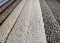 China Woven Linen Velvet Upholstery Fabric 345gsm Flame Retardant for sale