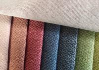 China 145cm Solid Color Upholstery Fabric RoHS Polyester Chenille Blend for sale