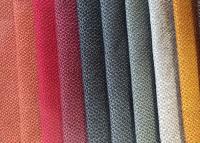 China Chenille Sofa Linen Weave Upholstery Fabric Fusible 370gsm for sale