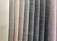 China 100% polyester fabric linen cotton fabric of many colors for furniture sofa for sale