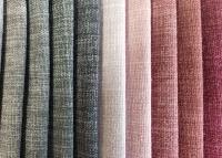 China 100% Polyester Linen look fabric for sofa upholstery fabric stock lots for sale
