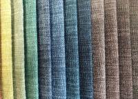 China 100% Polyester Linen look fabric for sofa upholstery fabric stock lots for sale