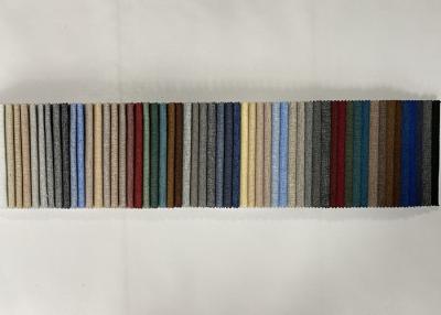 China Plain Linen Sofa Fabric 230gsm Polyester Blend Upholstery Cloth for sale