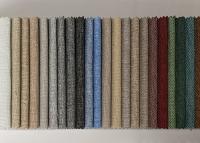 China Plain Linen Sofa Fabric 230gsm Polyester Blend Upholstery Cloth for sale
