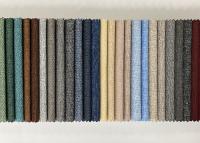 China Encryption Doris Linen Sofa Fabric Pure Color 100% Polyester for sale