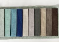 China Colorful Linen Sofa Fabric , 280cm Polyester Blend Upholstery Fabric for sale