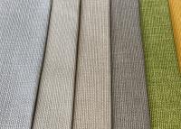 China Shrink Resistant Linen Sofa Fabric 280gsm Polyester Furniture Textile for sale