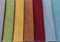 China Shrink Resistant Linen Sofa Fabric 280gsm Polyester Furniture Textile for sale