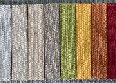 China Colorful Linen Sofa Fabric , 280cm Polyester Blend Upholstery Fabric for sale