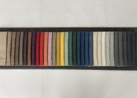 China Plain Linen Upholstery Fabric , Colorful Polyester Sofa Fabric for sale