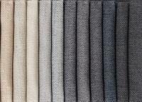 China Plain Linen Upholstery Fabric , Colorful Polyester Sofa Fabric for sale