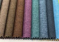 China linen look sofa fabric polyester fabric for sofa small linen sofa modern fabric sofa for sale