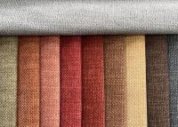 China 100% Polyester Suede Sofa Fabric Red Suede Upholstery Fabric for sale