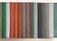 China CE Yarn Dyed Grey Velvet Upholstery Fabric Anti Bacteria for sale