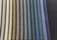 China 100%Polyester water resistant linen look plain upholstery sofa fabric dyed cheap fabric for sale