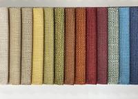 China Ripstop 100 Polyester Upholstery Fabric 330gsm Plain Linen Fabric for sale