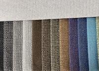 China Ripstop 100 Polyester Upholstery Fabric 330gsm Plain Linen Fabric for sale