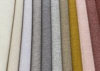 China 360cm Linen Sofa Fabric Textile 100% Polyester Anti Static for sale