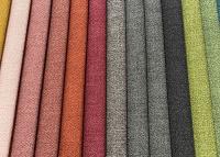 China Acrylic Dyed Linen Sofa Fabric Double Faced Upholstery Seating Cover for sale