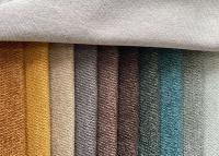 China Modern style  knitted brushed upholstery linen print fabric for sofa 100% polyester for sale