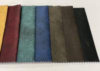 China 230gsm Suede Leather Sofa Fabric Waterproof Polyester Microsuede Fabric for sale