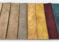 China 230gsm Suede Leather Sofa Fabric Waterproof Polyester Microsuede Fabric for sale